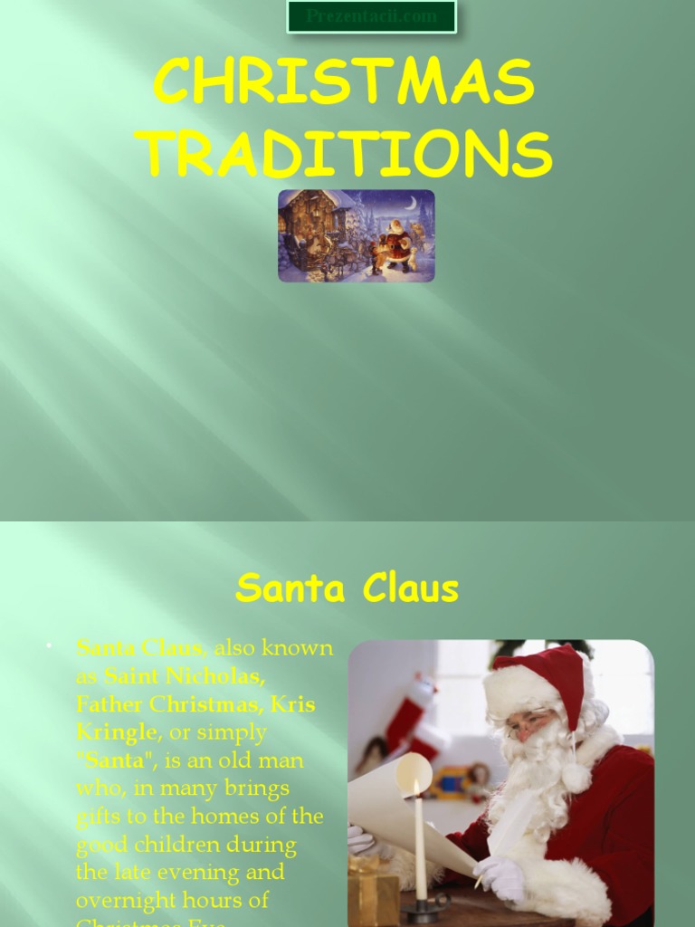 Christmas Traditions | PDF | Christmas | Santa Claus
