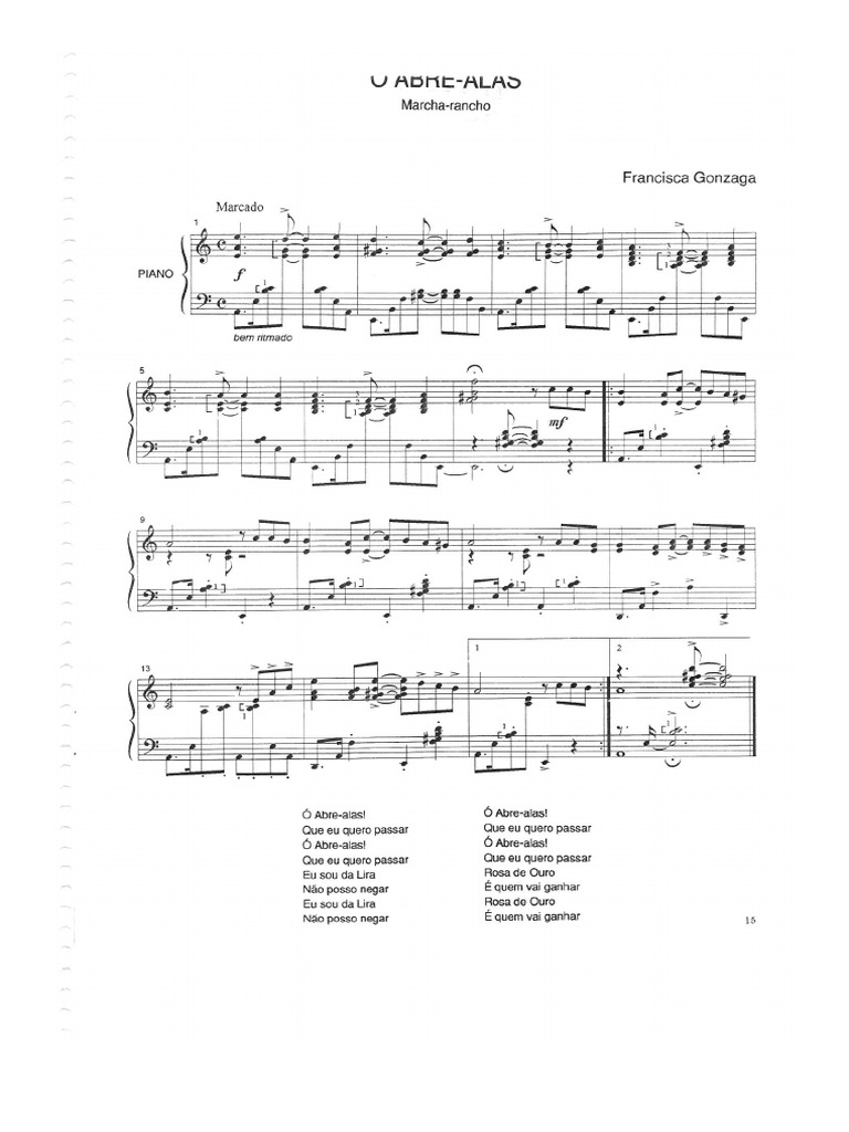 O Abre Alas - Chiquinha Gonzaga | PDF