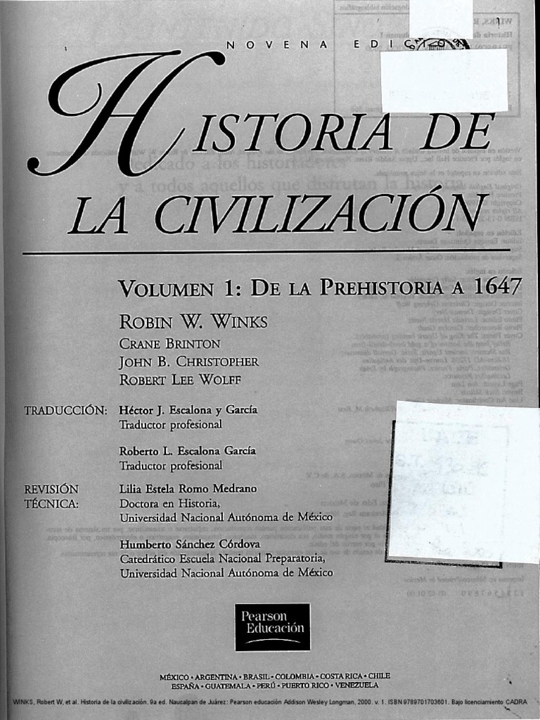 LIBRO WINKS Historia de La Civilizacion | PDF | Historia | Religión y ...