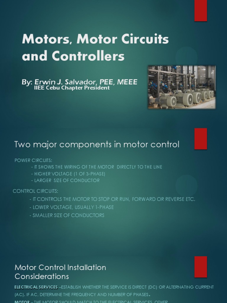 Motor Control Circuits Overview | PDF | Electric Motor | Metrology