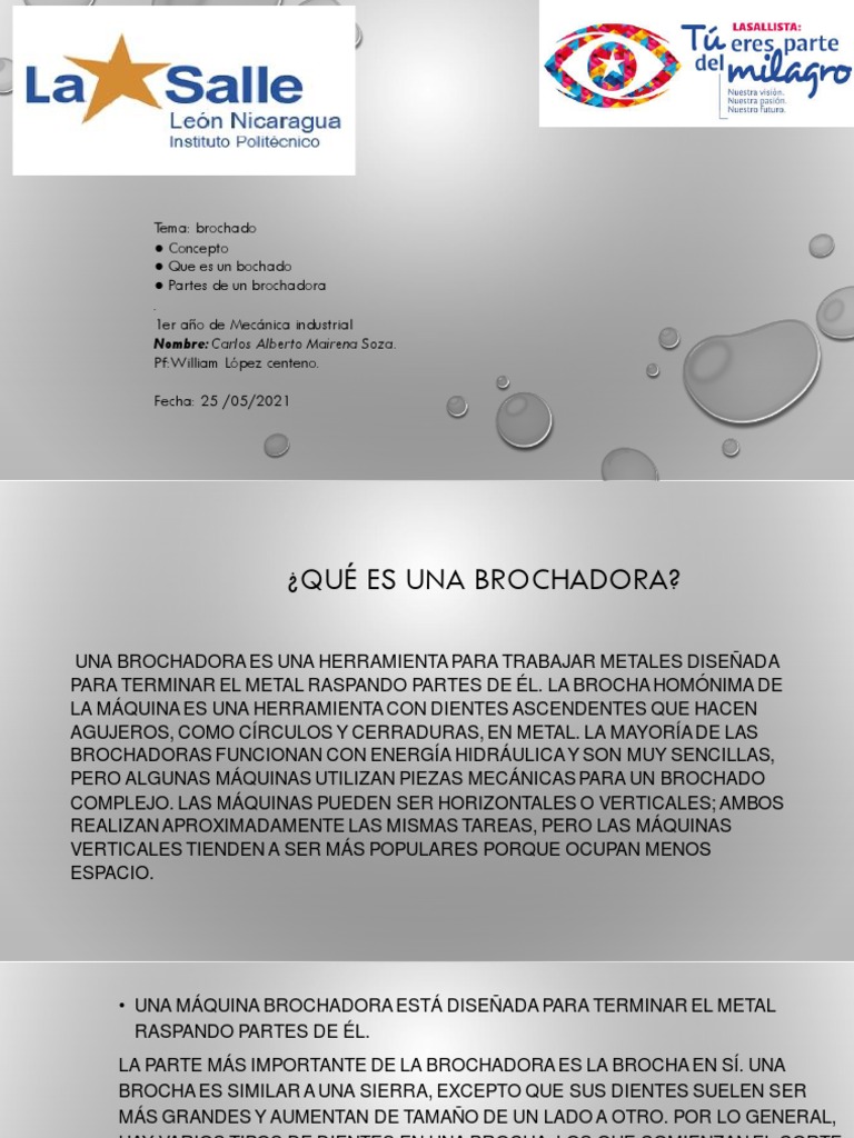 Brochadoras | PDF | Engranaje | Bienes manufacturados