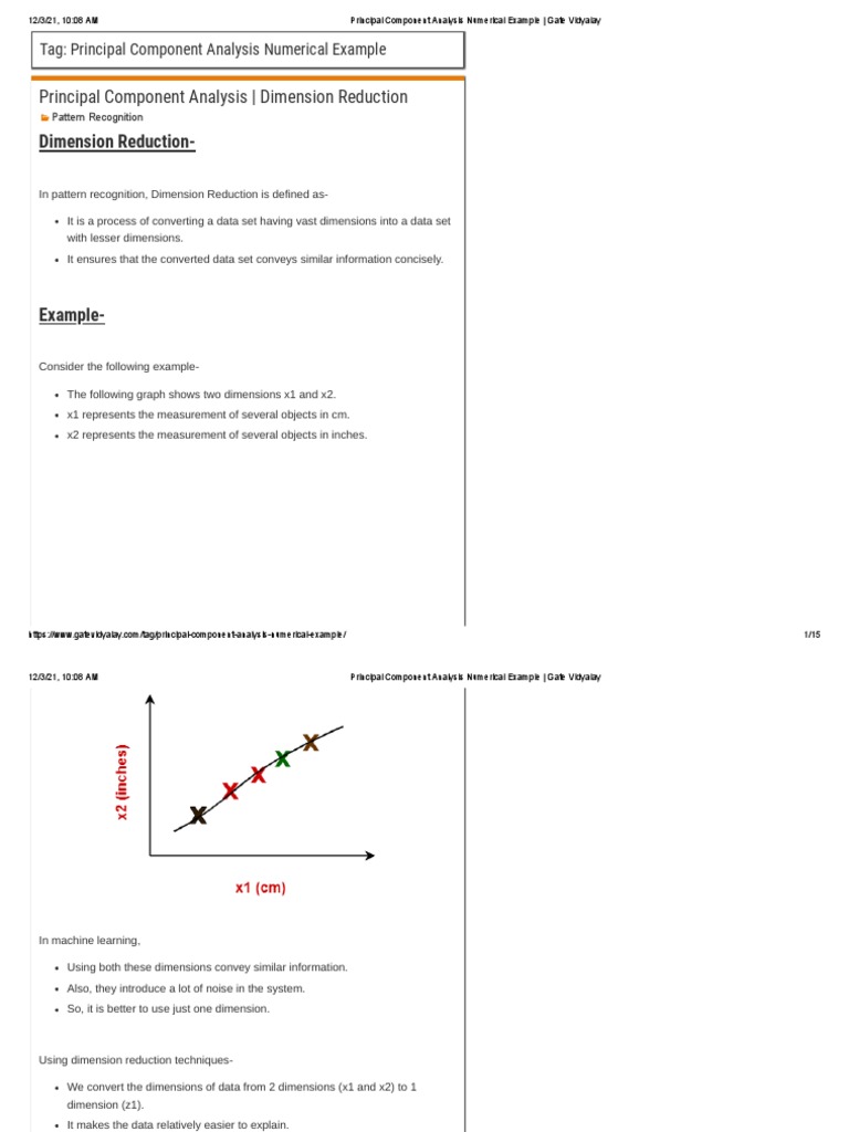 Principal Component Analysis Numericals | PDF | Principal Component Analysis | Eigenvalues And ...