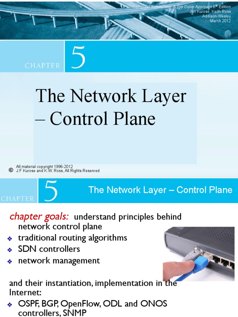 Module 5 The Network Layer - Control Plane | PDF | Routing | Computer Network