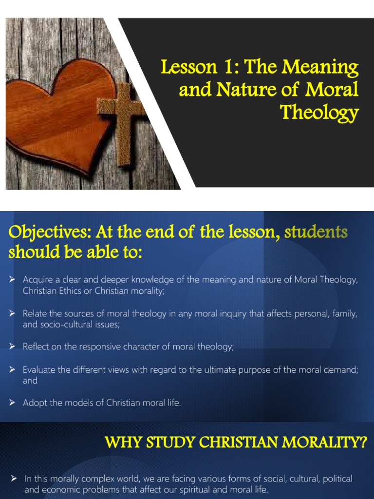 Understanding Moral Theology Basics | PDF | Christian Ethics ...