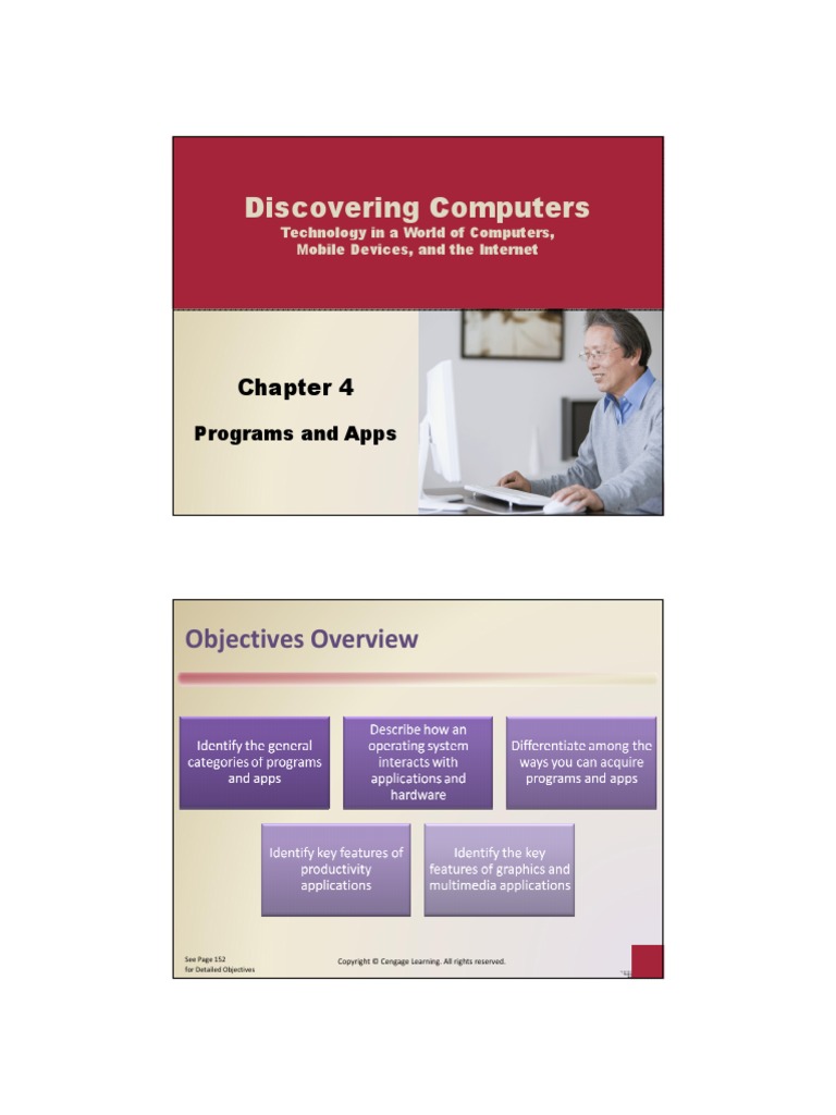 CHAPTER 4 - Programs and Applications | PDF | Application Software | Computer File