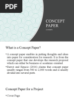 Concept Paper Template | PDF