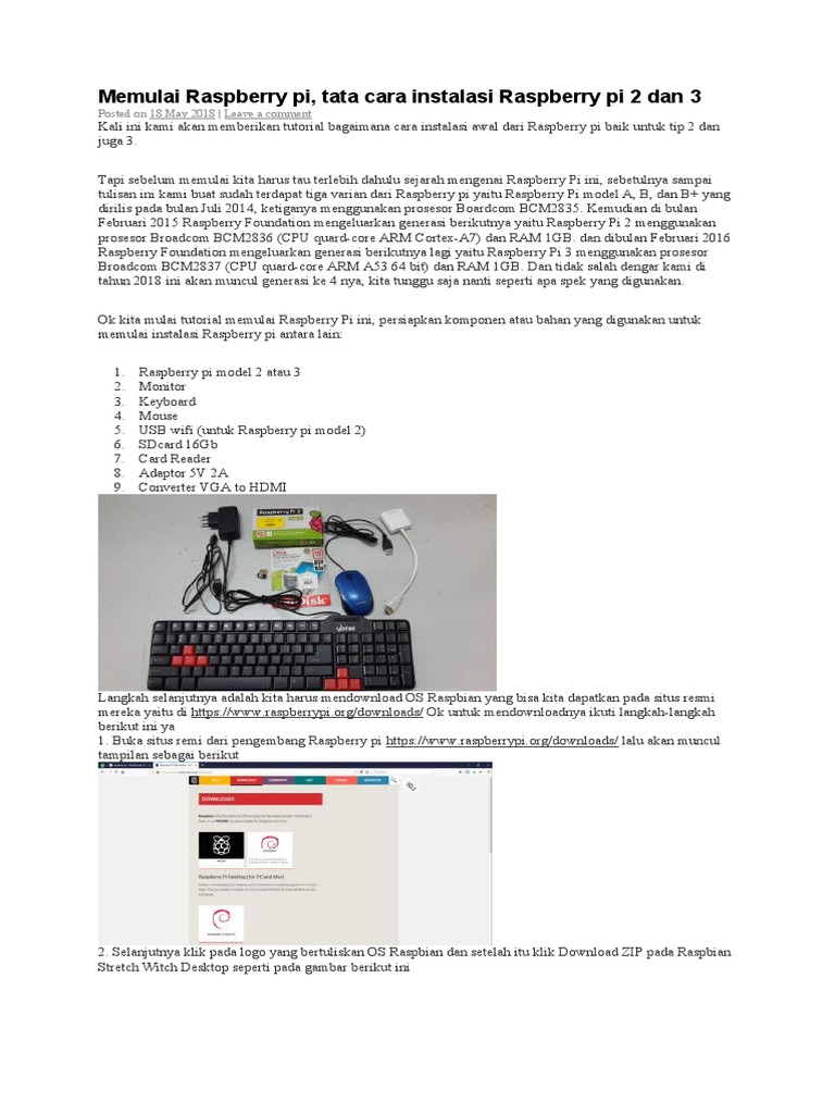 Memulai Raspberry Pi | PDF