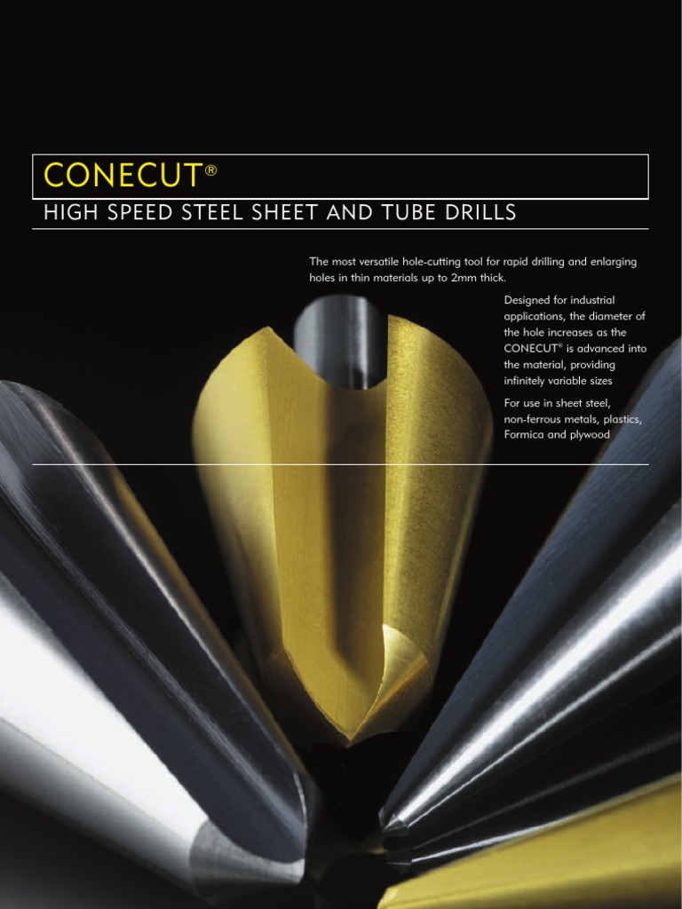 Cone Cut | PDF | Drilling | Sheet Metal