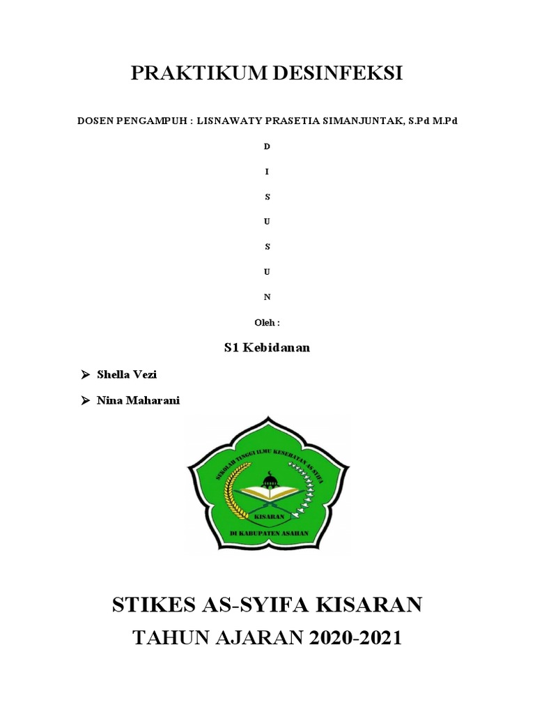 MENGENAL PROSES DESINFEKSI | PDF