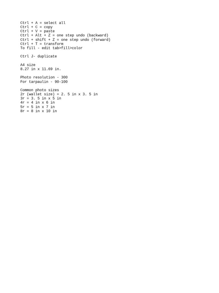 common-shortcuts-pdf