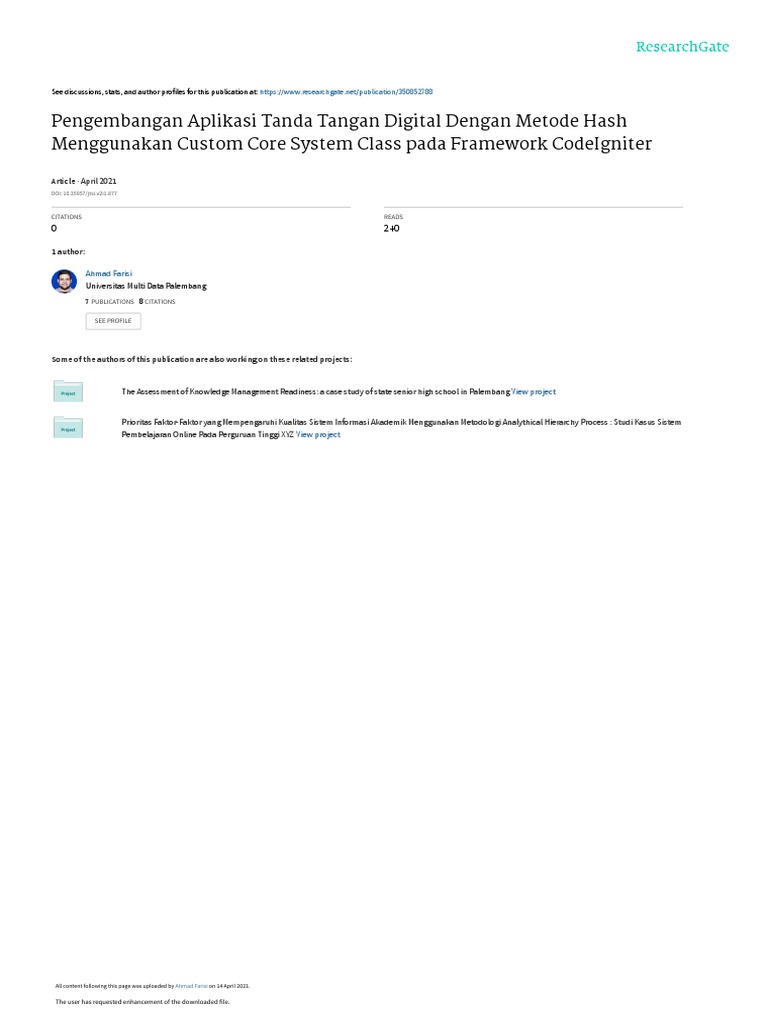 Penelitian TTD Digital | PDF