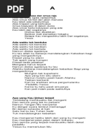 Lirik Lagu KasihNya Seperti Sungai | PDF
