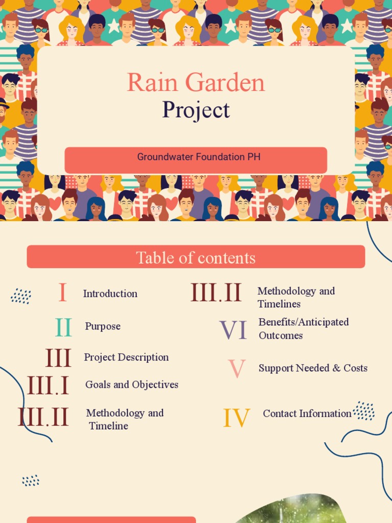 Community Service Project Proposal by Slidesgo 1 | PDF | Water ...