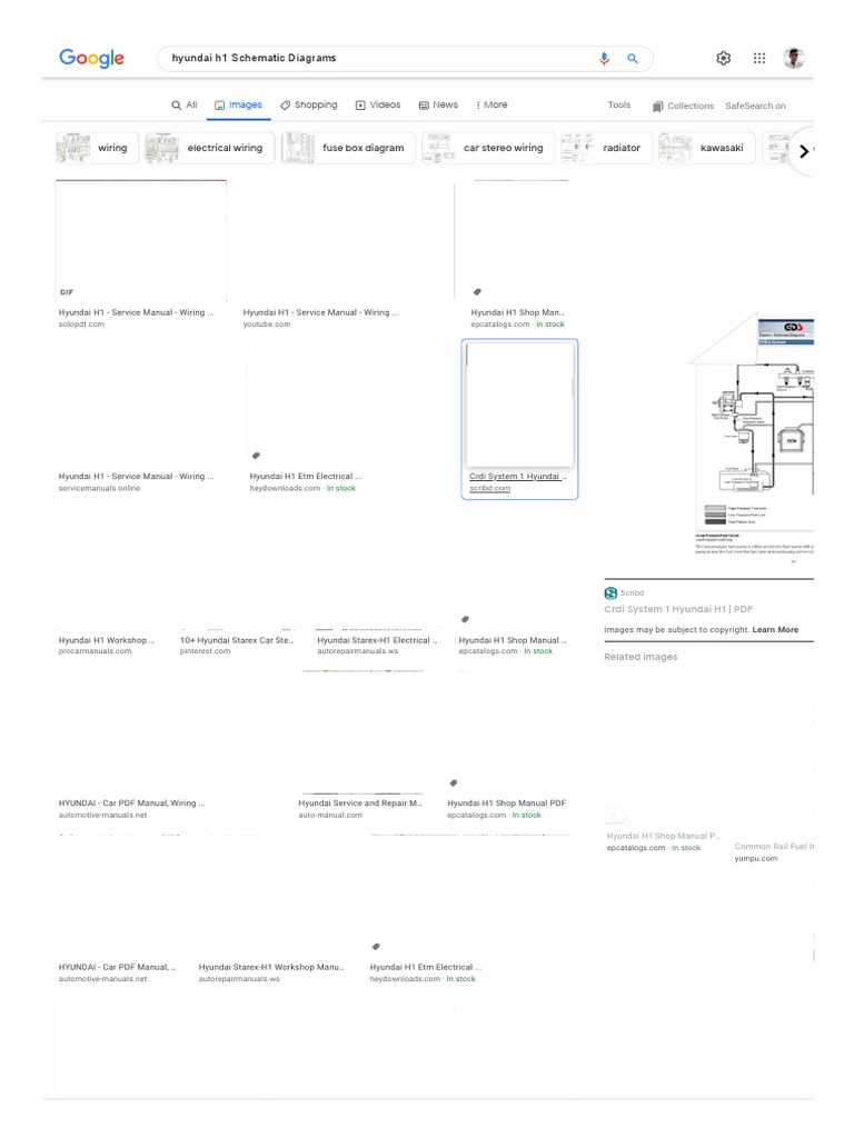 Hyundai h1 Schematic Diagrams - Google Search | PDF | Vehicles ...