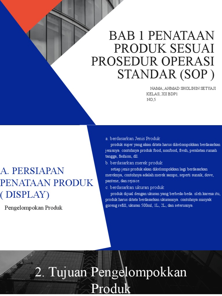 Ahmad Sholihin Setyaji 5 PPT PP Bab 1 | PDF