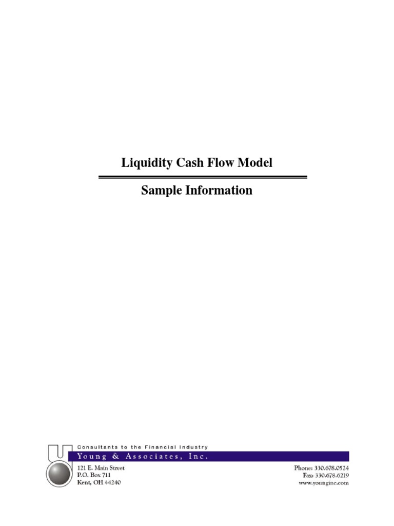 Liquidity Cash Flow Model Sample Information | Download Free PDF ...