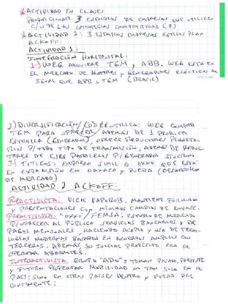Tarea Empresas Estilos de Planeación Ackoff | PDF