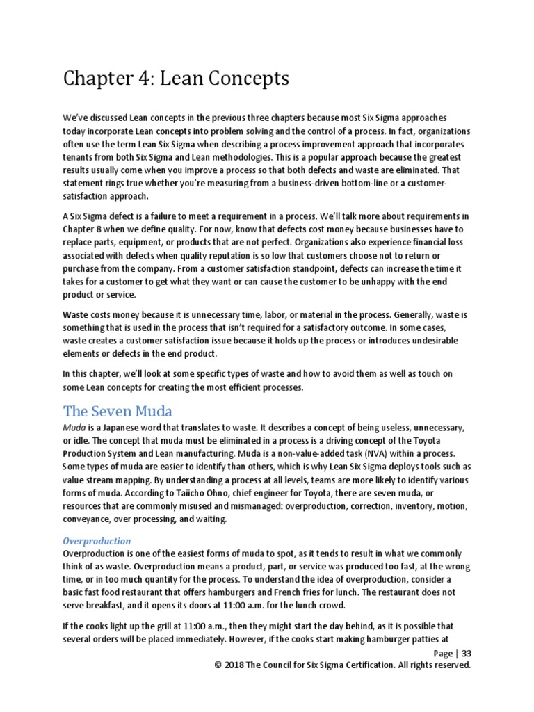 Lean Six Sigma Black Belt Certification Training Manual CSSC 2018 06b ...