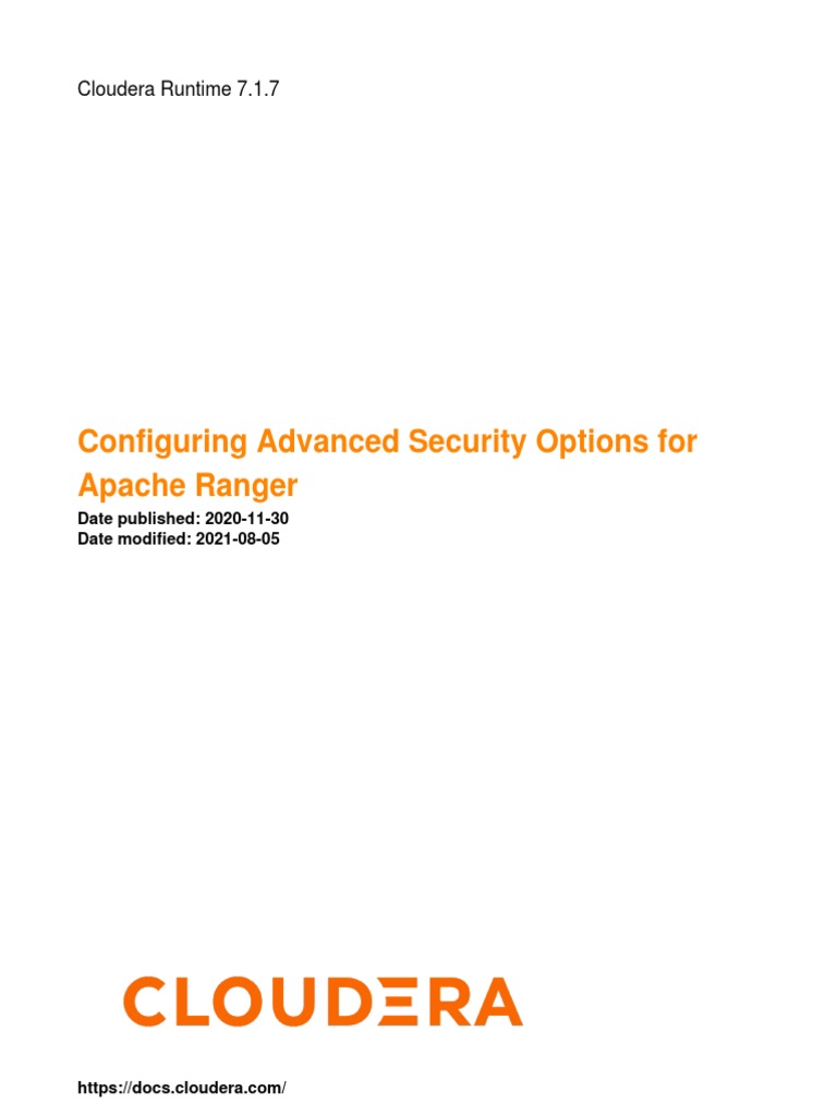 Configure Apache Ranger | PDF | Transport Layer Security | Public Key ...