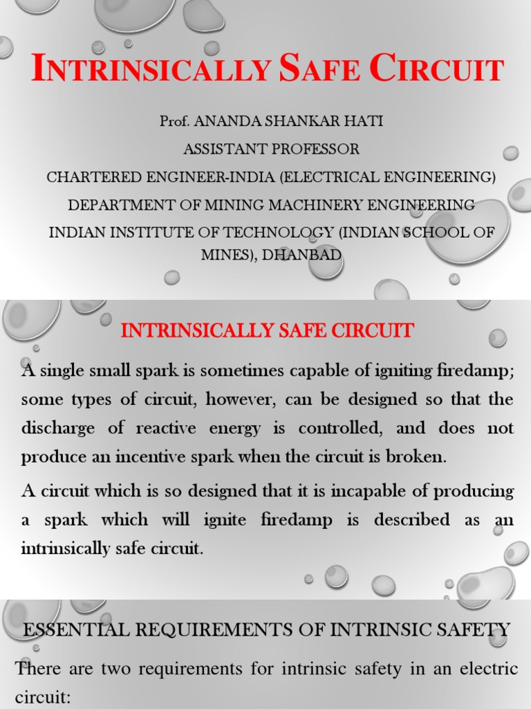 Intrinsically Safe Circuit | PDF