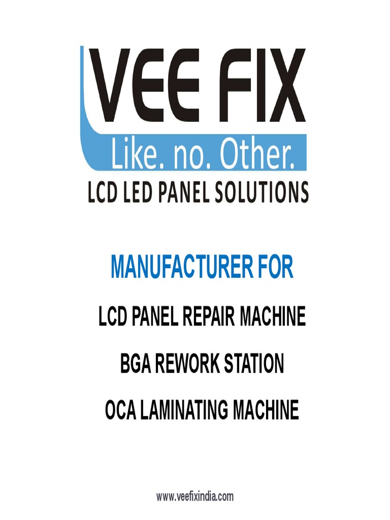 Led TV Panel Bonding Machine | PDF