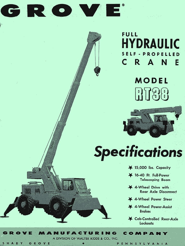 Grove RT38 Spec | PDF