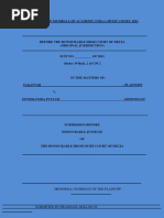 Ibc Moot Memorial | PDF | Security Interest | Bankruptcy