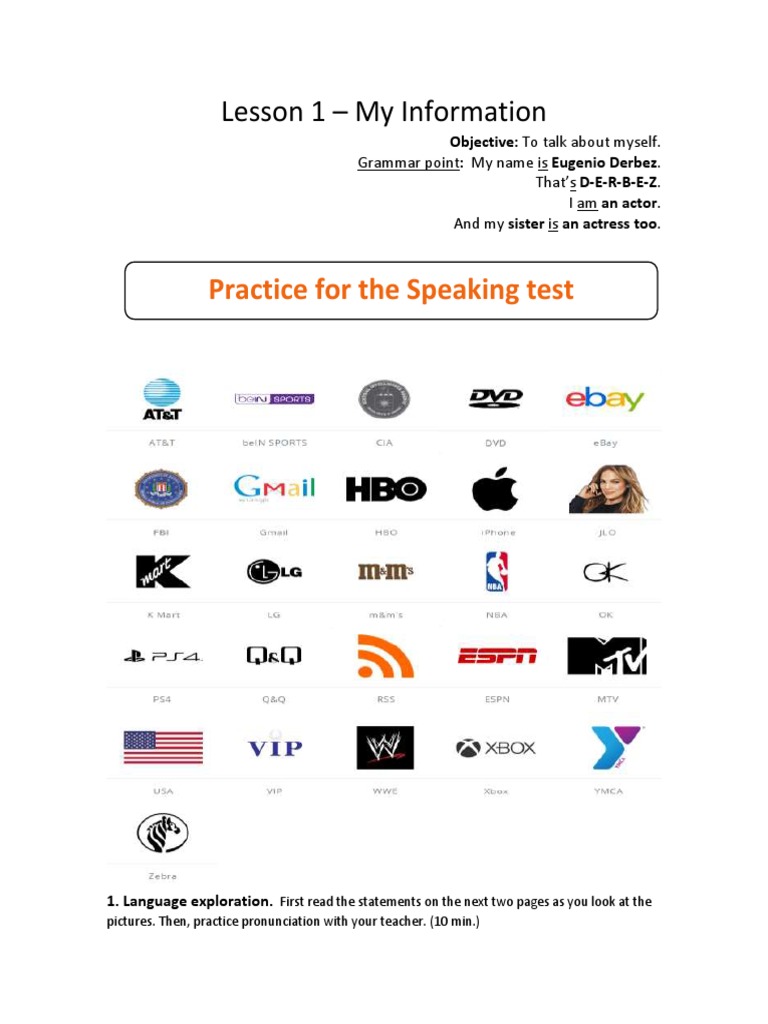 Lesson 1 Basic I English Pdf Human Communication Cognitive Science