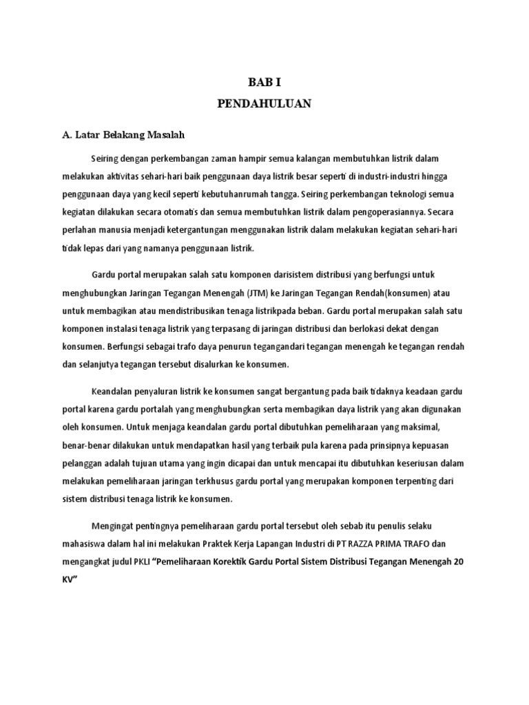 Laporan PKL RINI | PDF