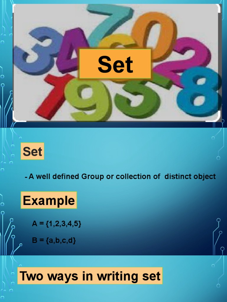Set | PDF | Language Arts & Discipline | Computers