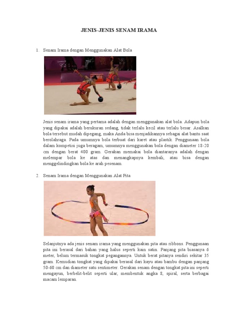 Jenis-Jenis Senam Irama | PDF