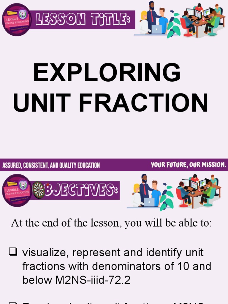 Grade 2 PPT Exploring Unit Fraction | PDF