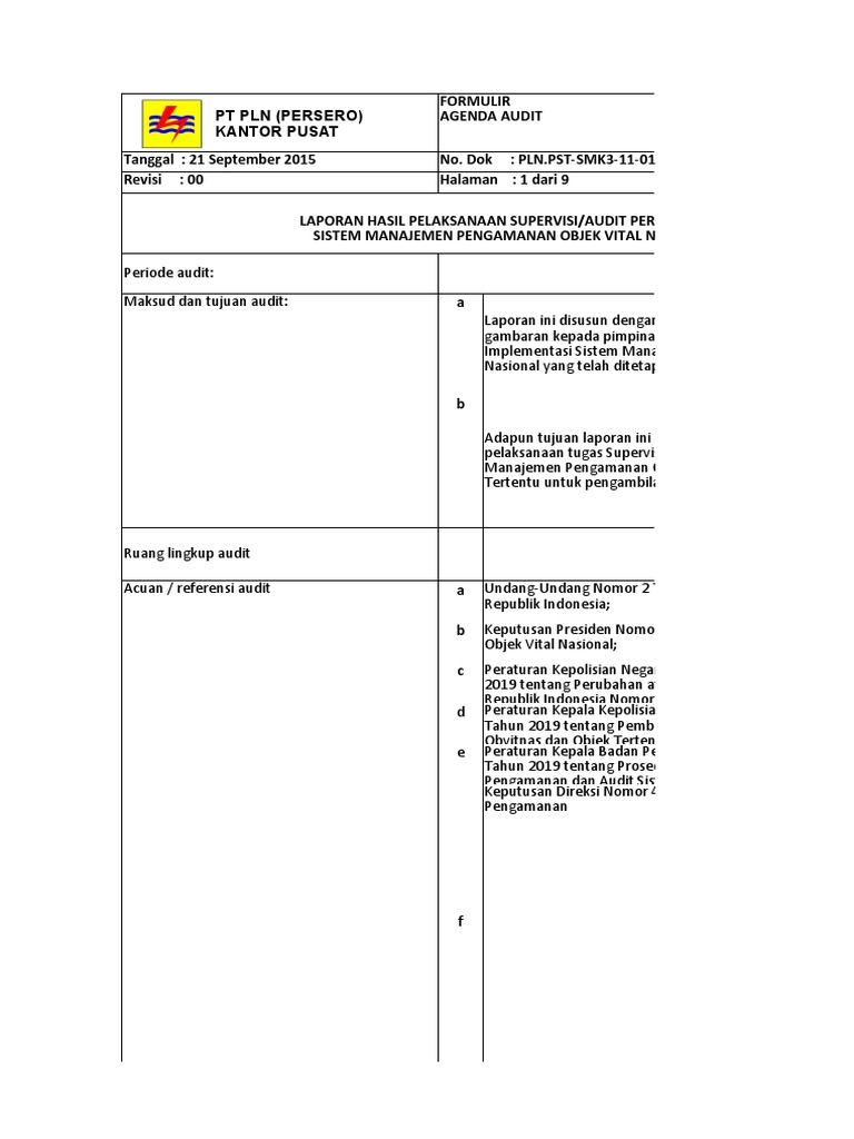 Form Supervisi | PDF