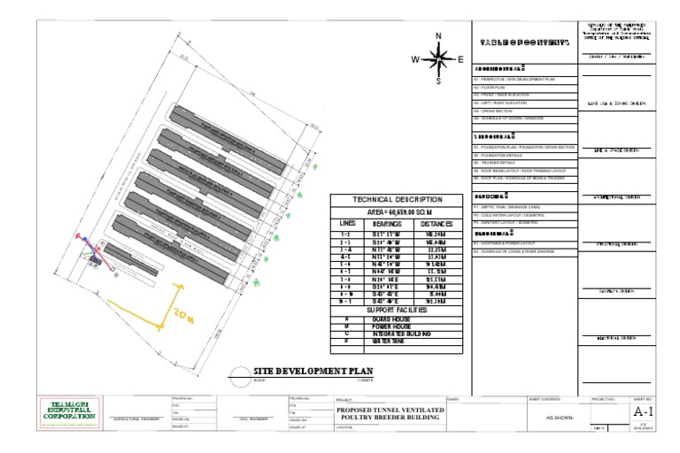 Site Development Plan: Technical Description | Download Free PDF ...