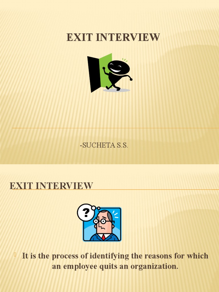 Exit Interview Ppt