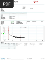 Sample Report Otdr Yokogawa | PDF | Attenuation | Physical Phenomena