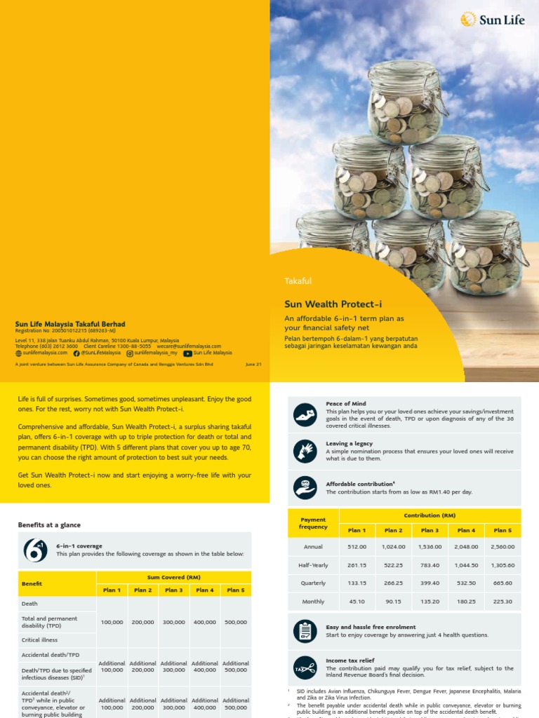 Sun Wealth Protect I A5 Brochure V5 - 270521 | PDF | Zika Fever ...