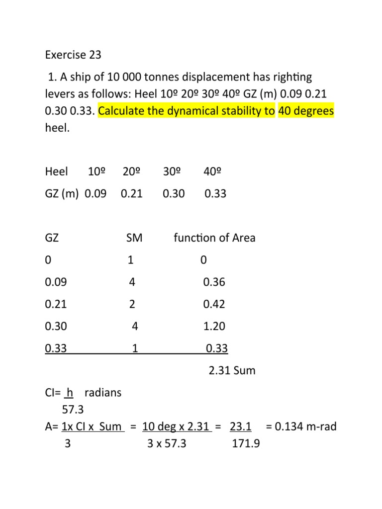 Dynamic Stability | PDF