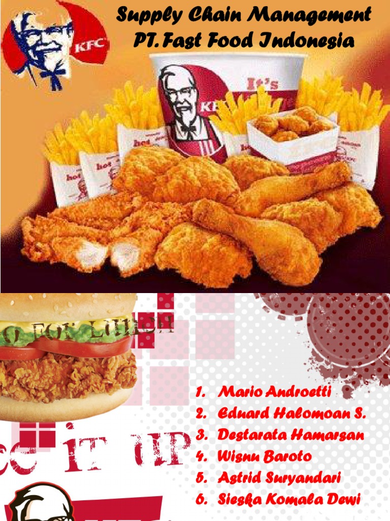 KFC Logistics Model and Supply Chain Analysis Kel 4 | PDF