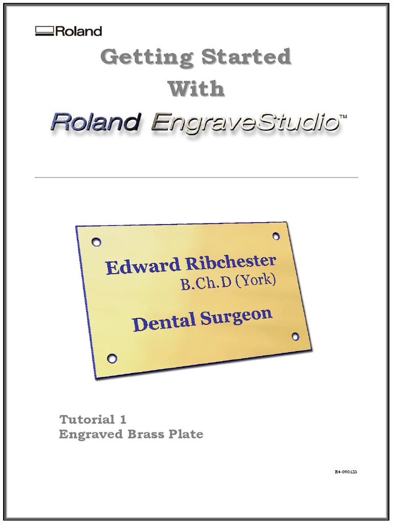 CNC Engraving Brass Plate Guide | PDF | Art