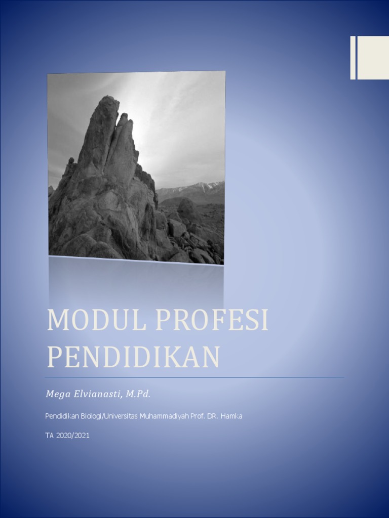 Modul Profesi Pendidikan (Edit) | PDF