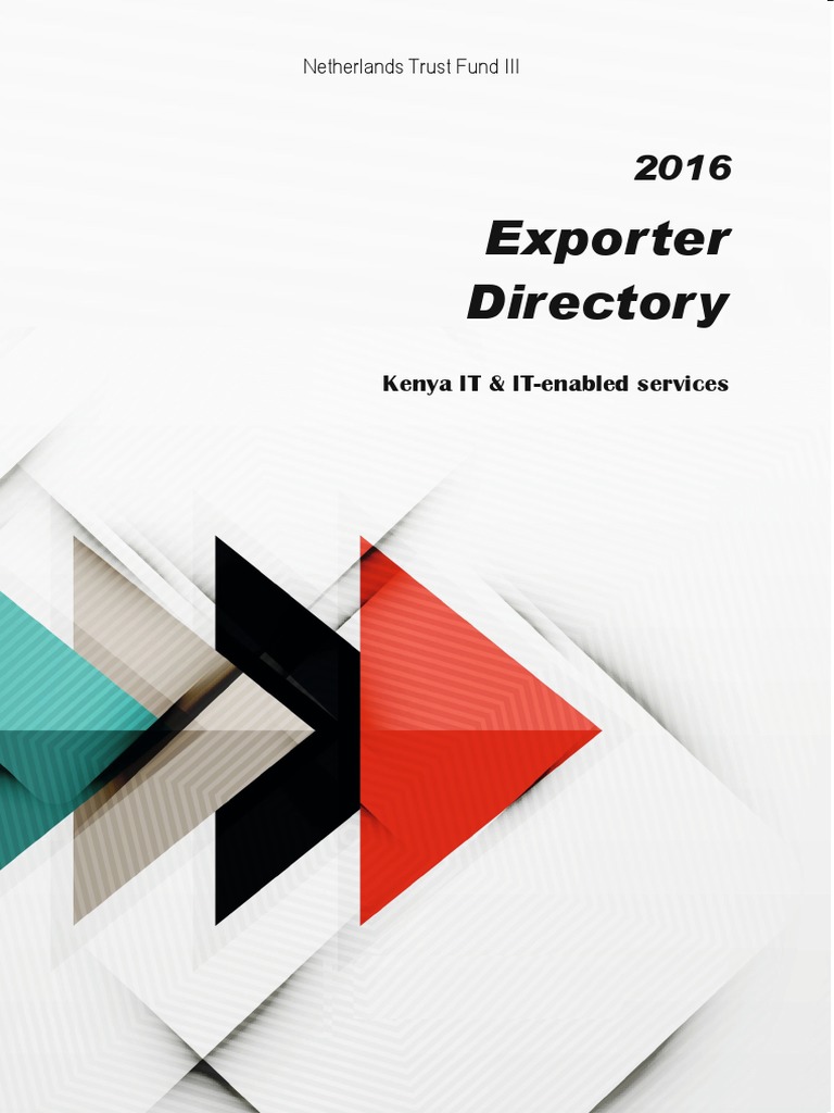Kenya Export Directory Final | PDF | Mobile App | Health Informatics