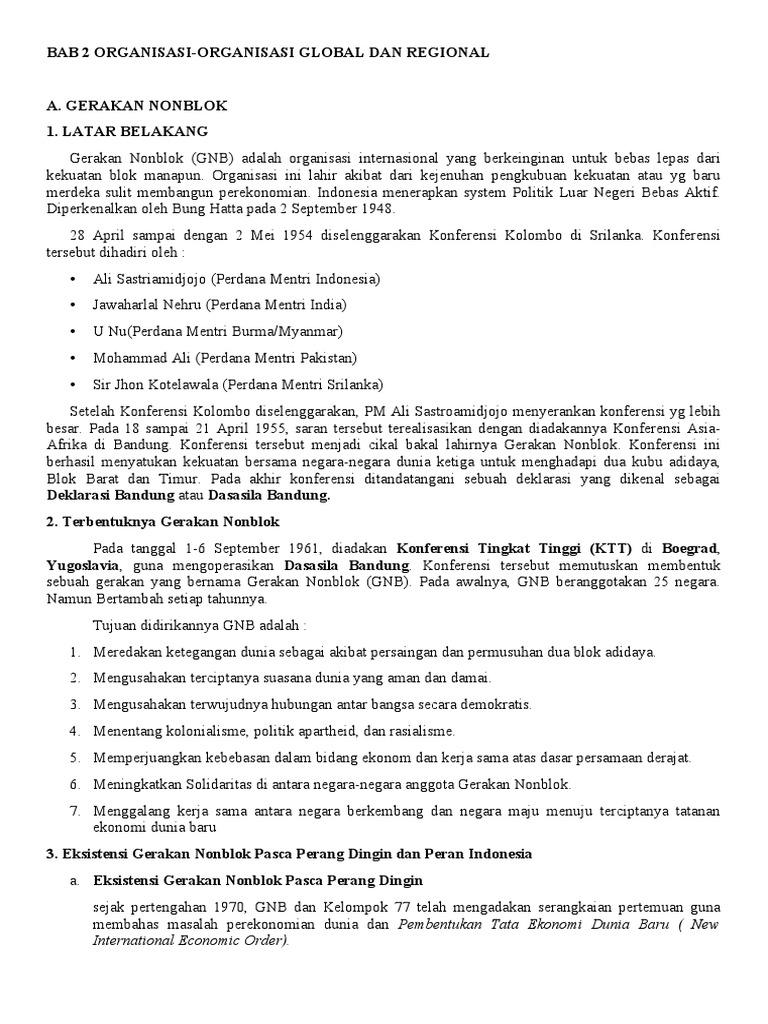 Bab 2 Sejarah Kelas 12 | PDF