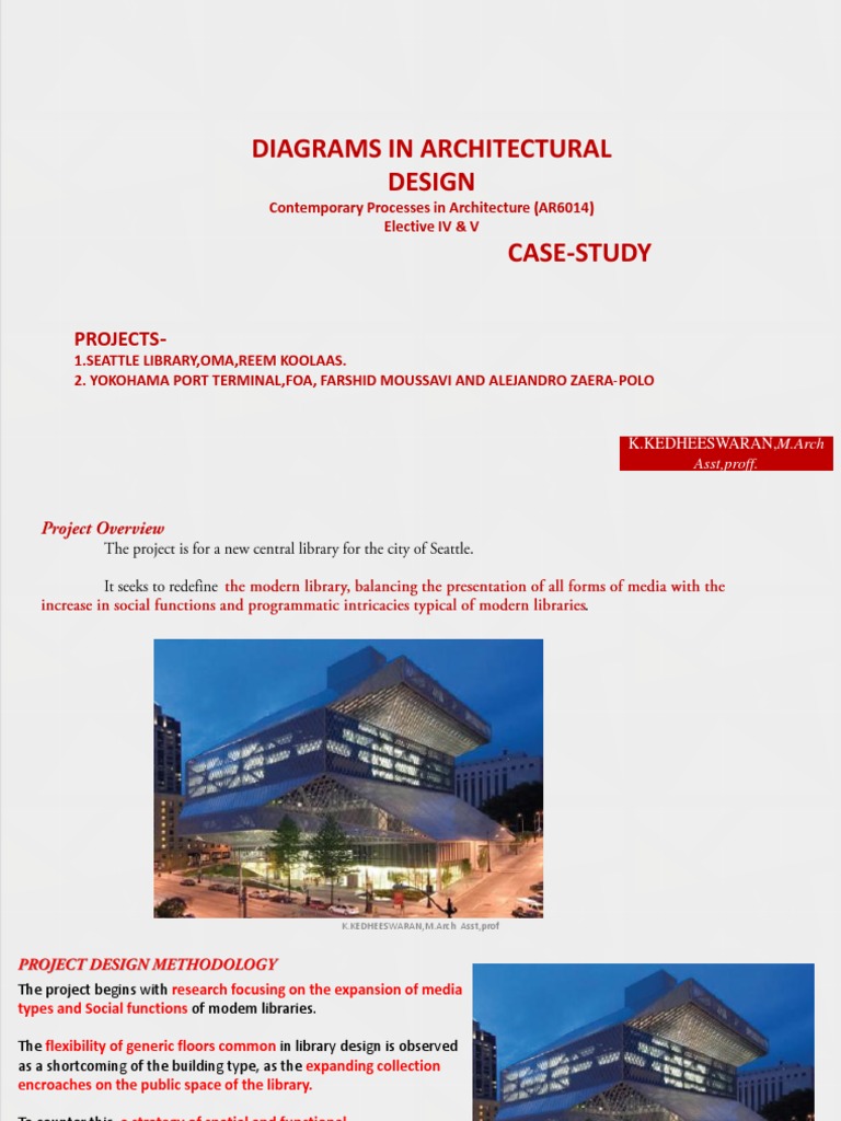Diagrams in Architectural Design Case-Study: Projects | PDF | Port ...