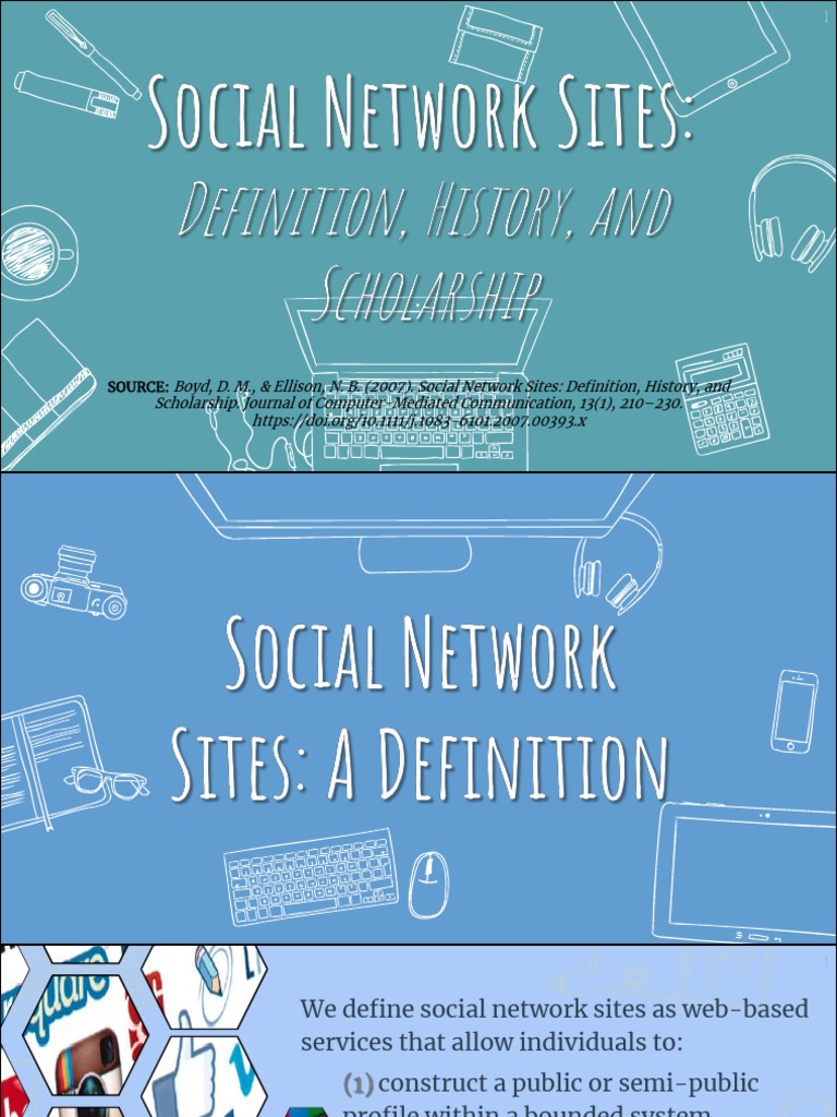 Defining Social Network Sites | PDF | Social Networking Service ...