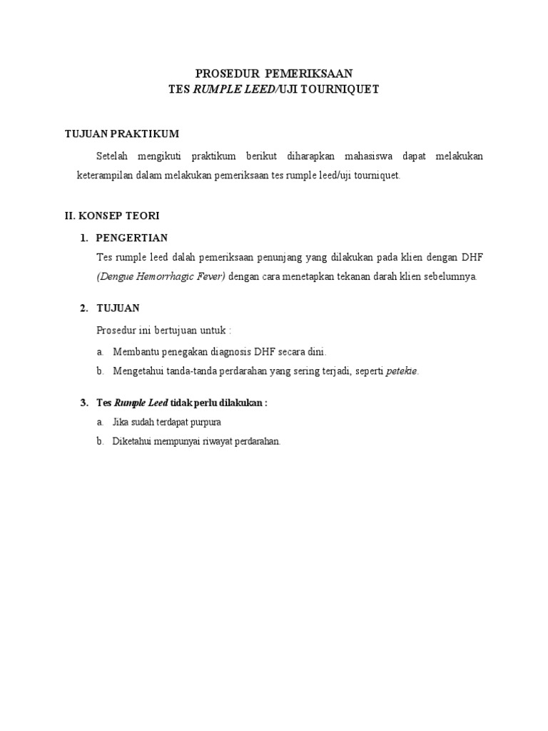 Tes Rumple Leed | PDF | Teknologi & Rekayasa