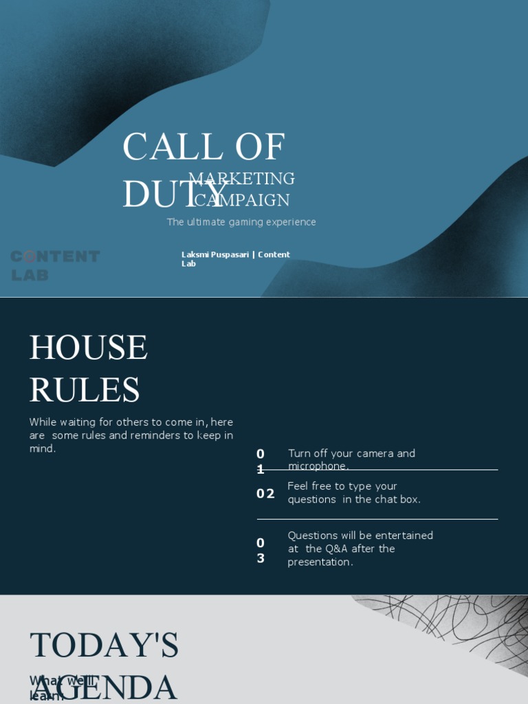 Call of Duty Marketing Campaign | PDF | Empathy | Leadership
