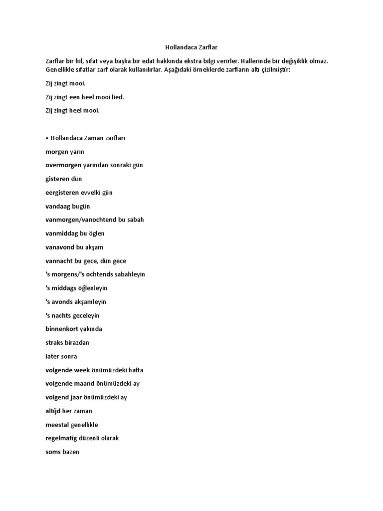 Nederlands Zarflar | PDF