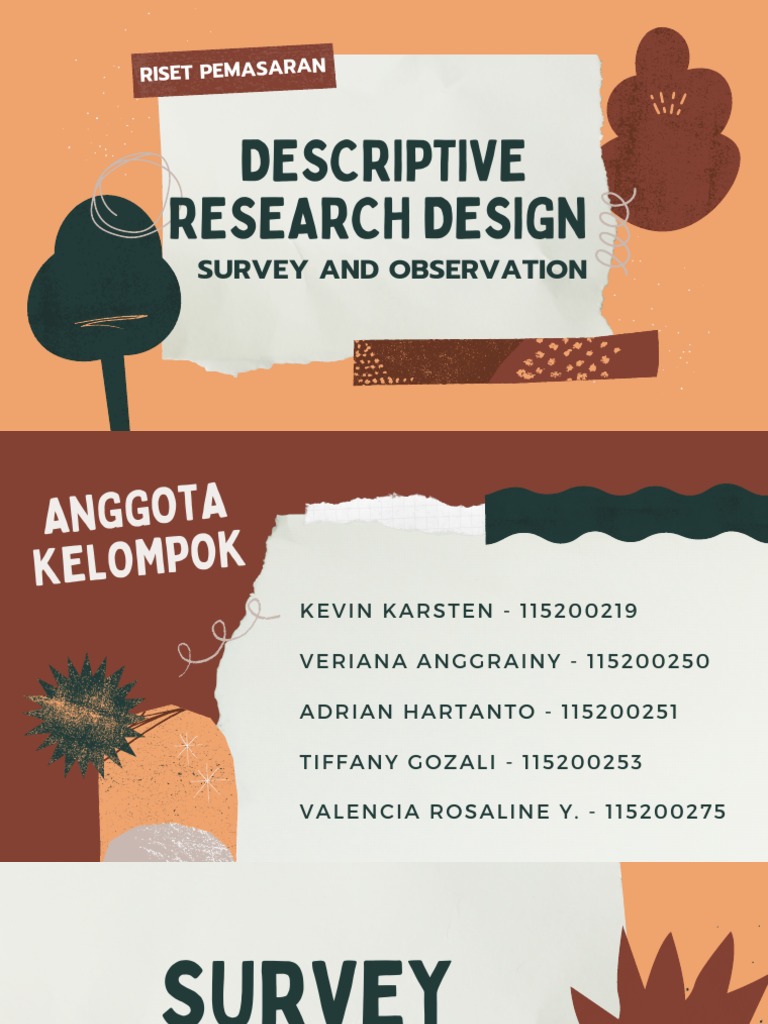 Chapter 6 Descriptive Research Design Survey and Observation | PDF