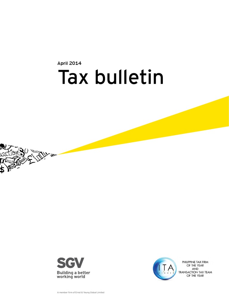 EY Tax Bulletin Apr 2014 | PDF | Taxes | Taxpayer